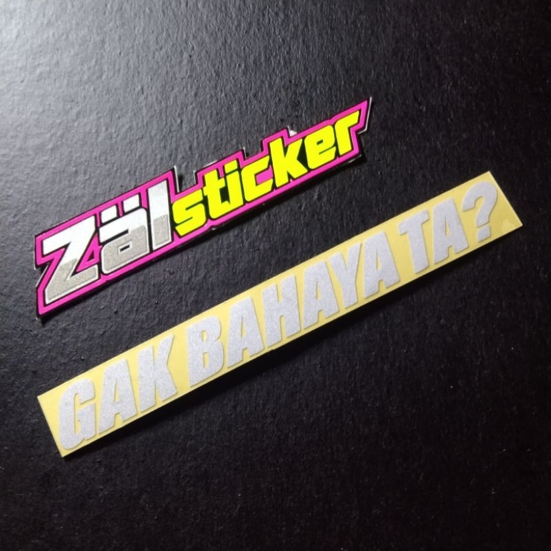 Jual sticker gak bahaya ta sticker cutting | Shopee Indonesia