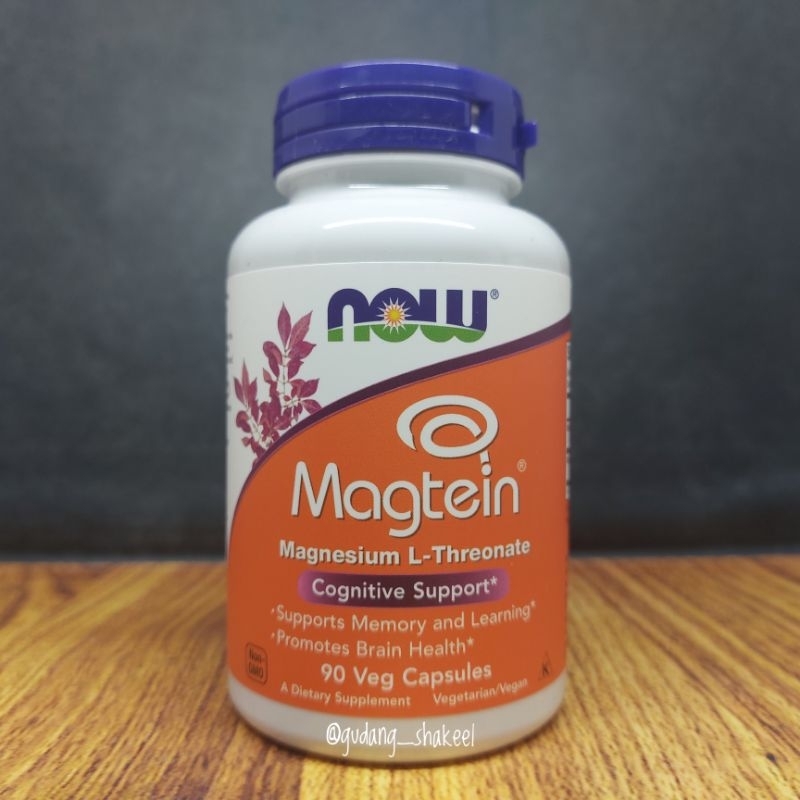 Jual Now Foods Magtein Magnesium L Threonate Cognitive Support 90 Veg Capsules | Shopee Indonesia