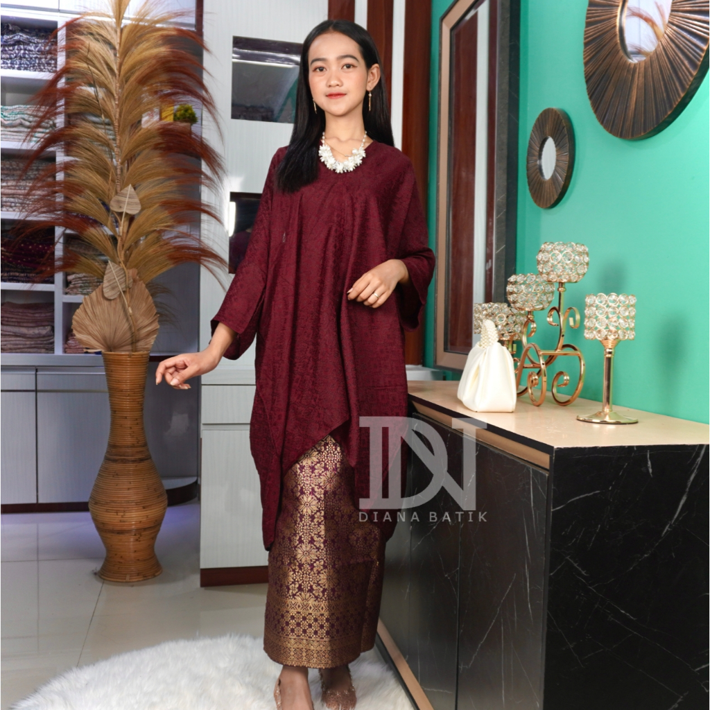 Jual PROMO BLOUSE KAFTAN TUNIK/ BLOUSE VISCOSE ARUNA by Diana Batik ...