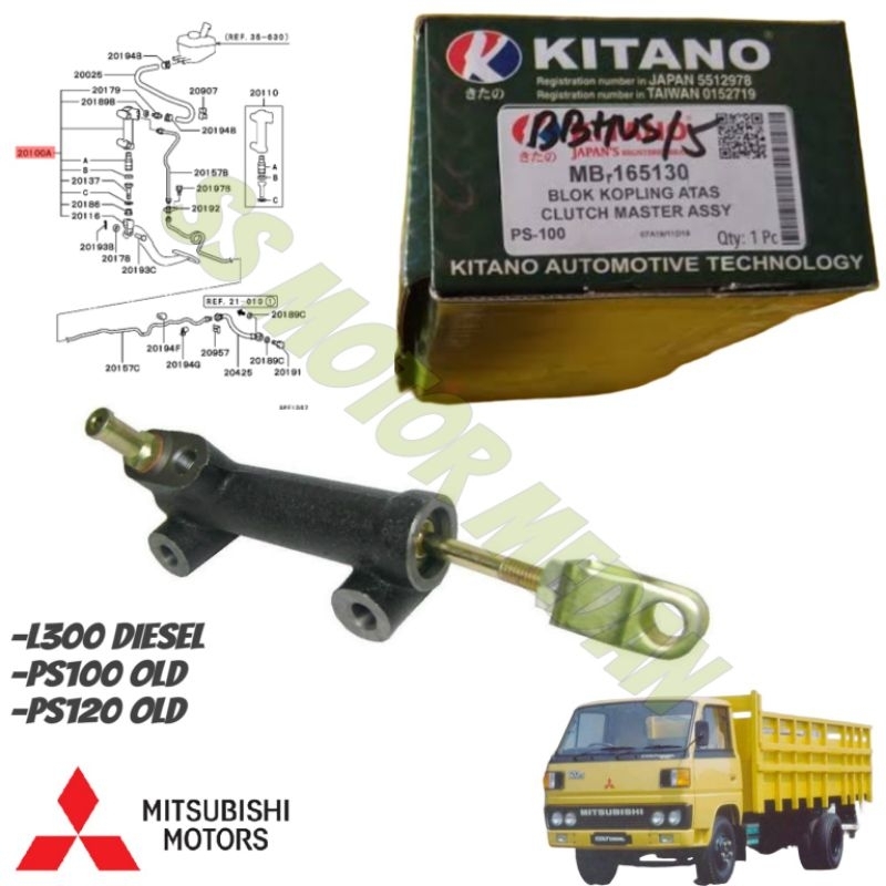 Jual MASTER KOPLING ATAS CLUTCH OPERATING CYLINDER ASSY L300 DIESEL ...
