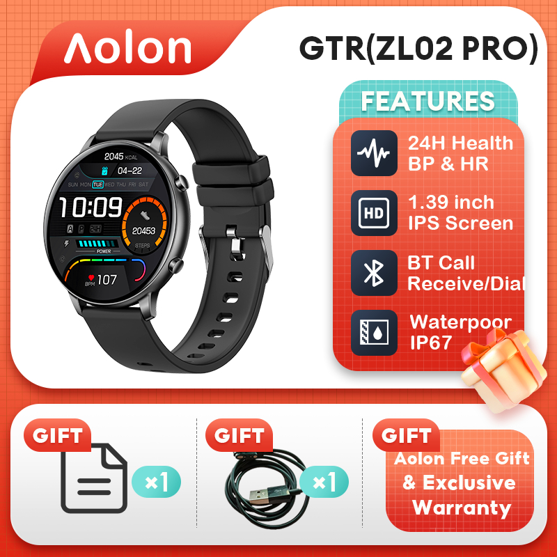 Jual Aolon GTR Original SmartWatch Bluetooth Call Jam Tangan Pria ...