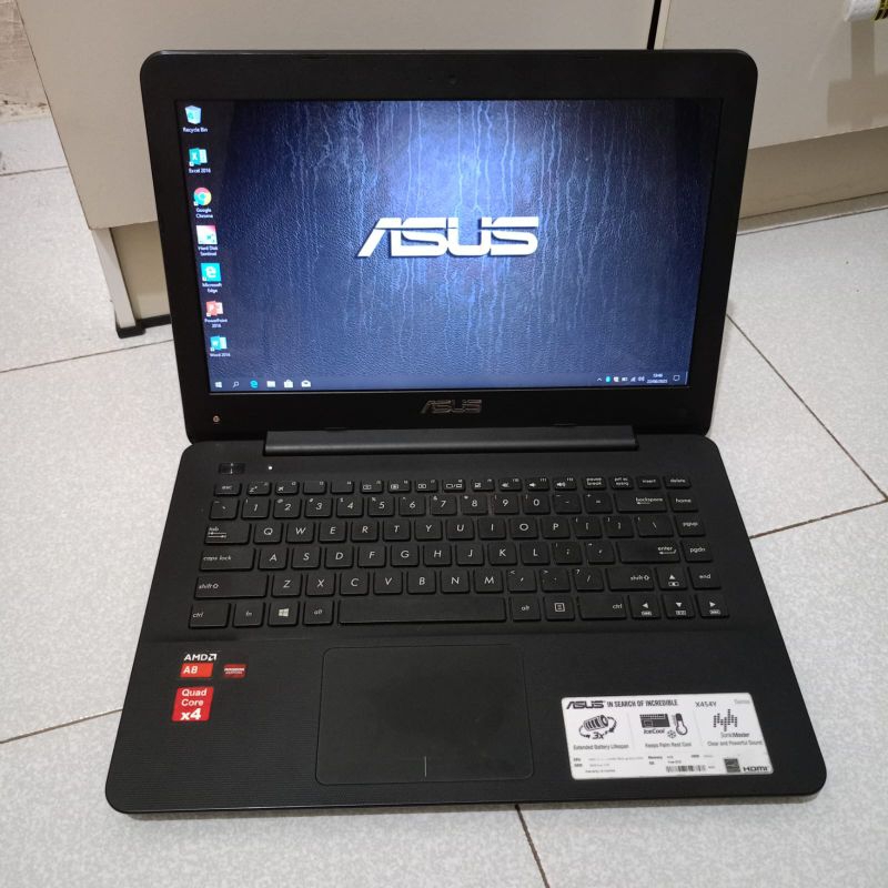 Jual Laptop Merek Asus X454YA, Window 10 AMD A8-7410 Ram 4GbHDD 500Gb ...