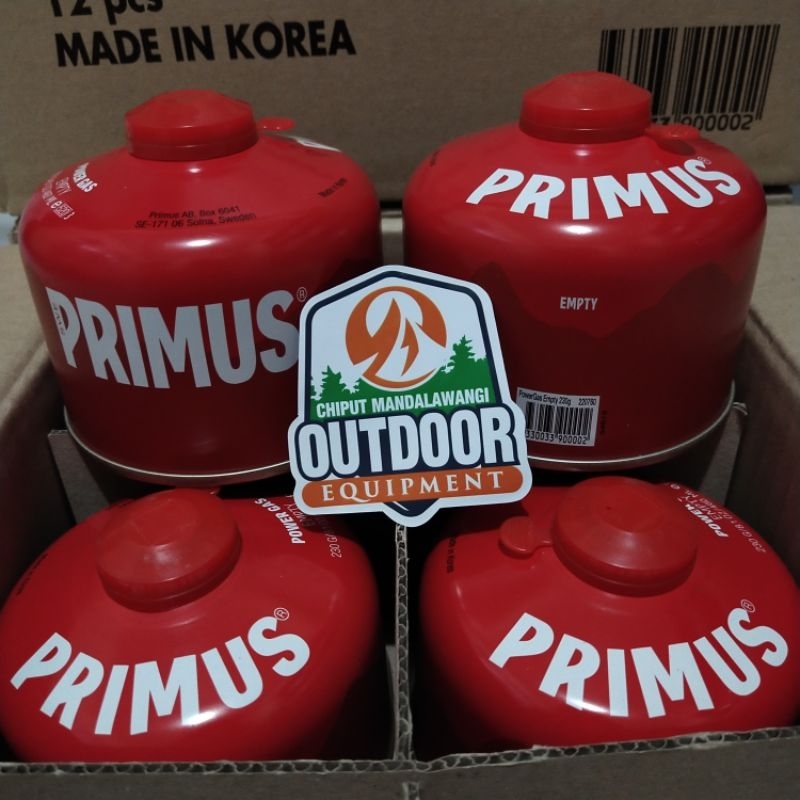 Jual Canister Primus Power Gas Empty 100g, 230g, 450g Original | Shopee ...