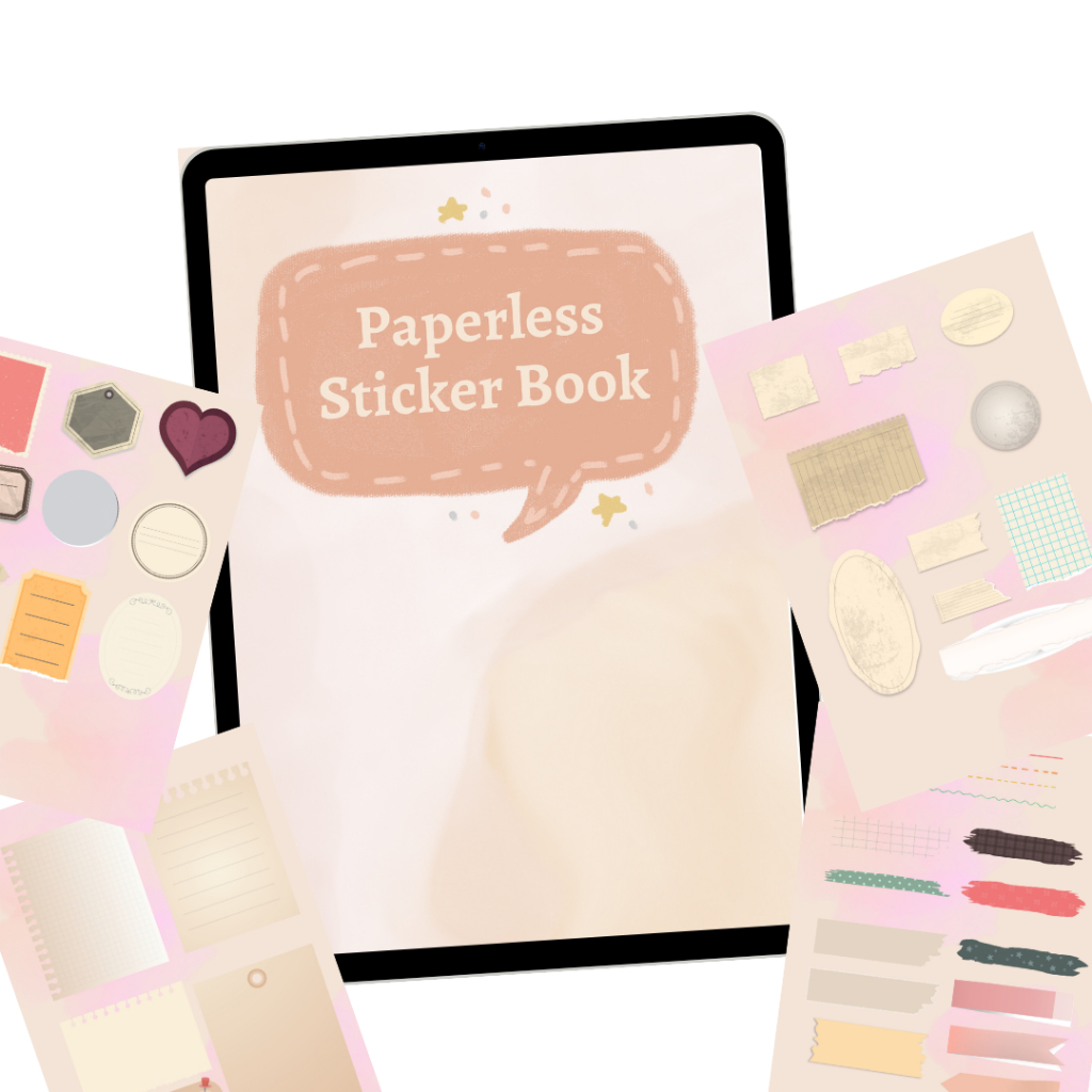 Jual Sticker Book memopad for Goodnotes only --- Paperless Sticker Book ...