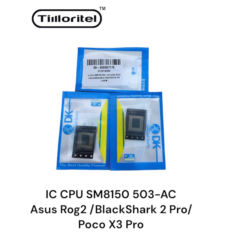 Jual IC CPU SERI SM8150 503-AC ROG2 / BSHARK 2 PRO / POCO X3 PRO TESTED ...