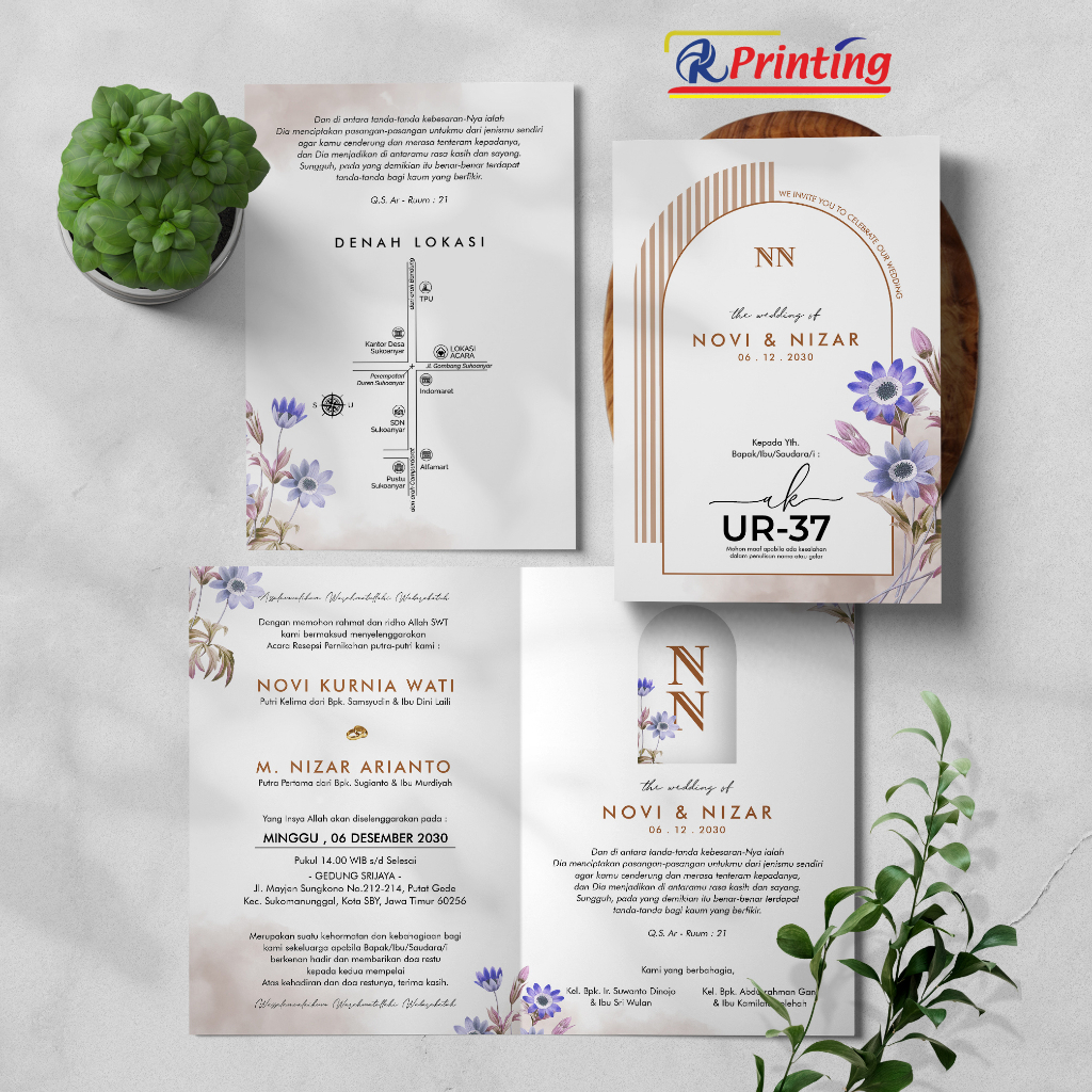 Jual Undangan Pernikahan amplop / Undangan Simpel / Wedding invitation ...