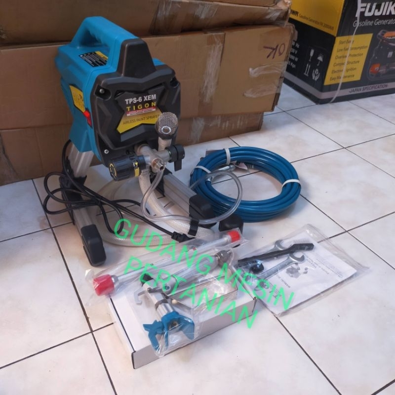 Jual mesin cat tembok/airless new TPS-6 EXM | Shopee Indonesia