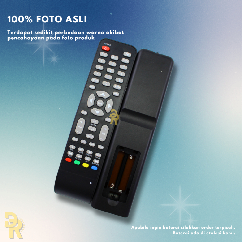 Jual Remot / Remote TV COOCAA LCD LED Bentuk Panjang tanpa setting langsung dapat digunakan ...