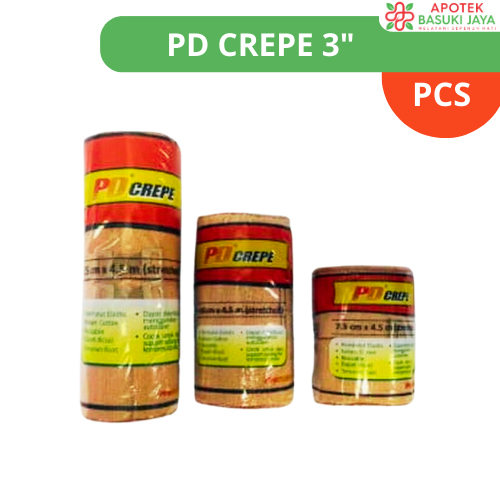 Jual PD Crepe Elastis Perban Pembalut Cedera Cidera Sendi Kesleo ...
