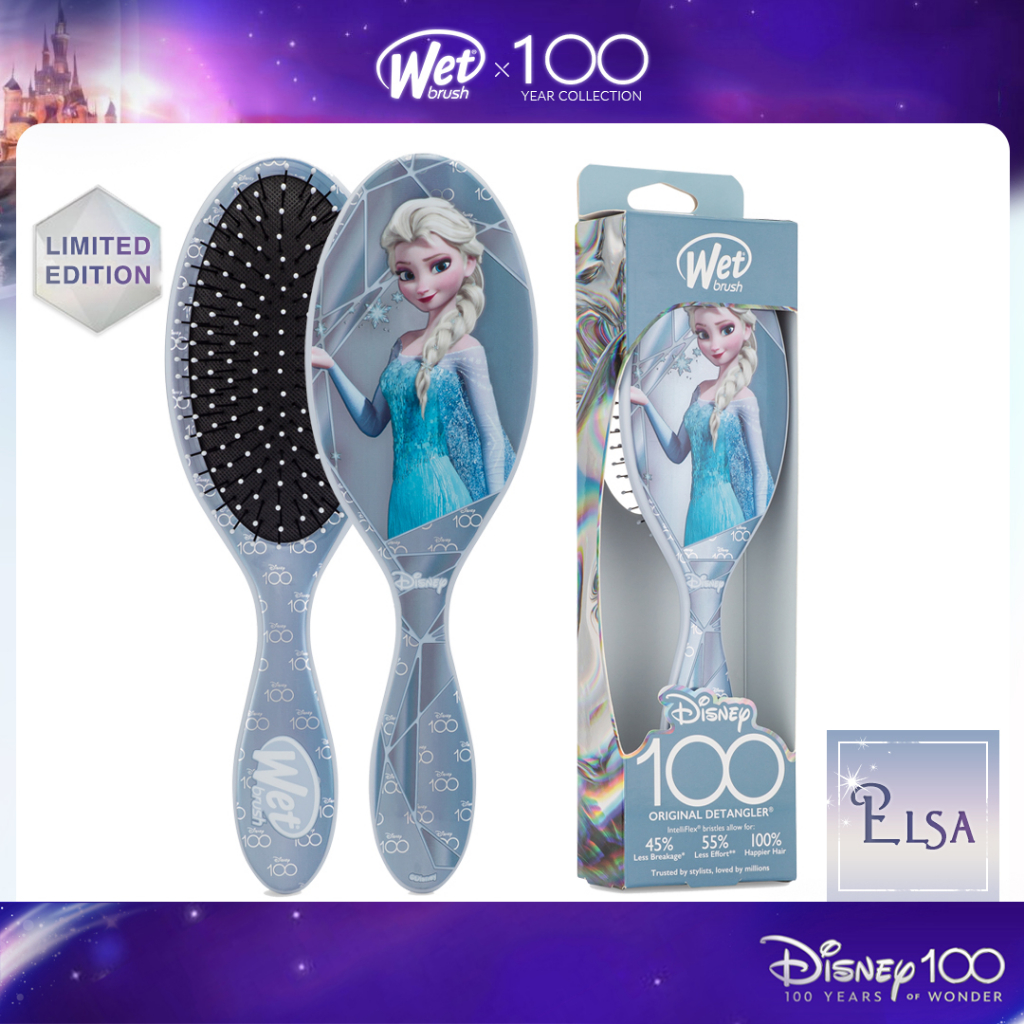 Jual The Wet Brush Disney 100 Years Elsa | Shopee Indonesia
