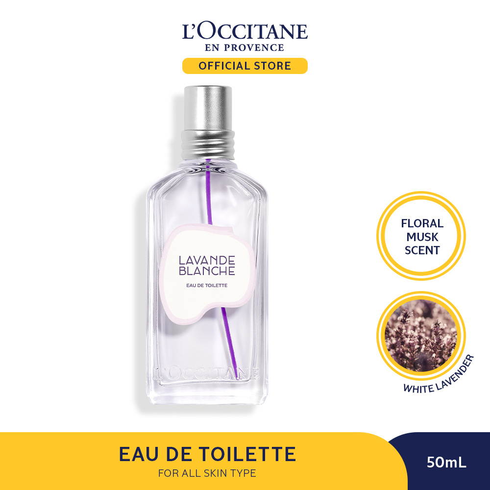 Jual L'Occitane White Lavender EDT 50ml - Parfum Pewangi Tubuh Perfume Aroma Floral Musk ...