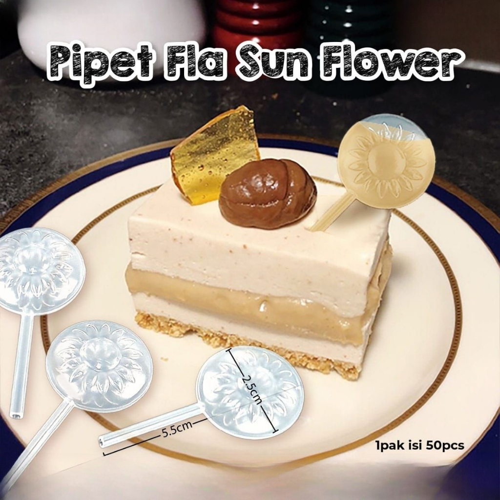 Jual Pipet Fla| Sun flower| Bunga| Oval| Love| Star| Bulat Besar| Bulat ...