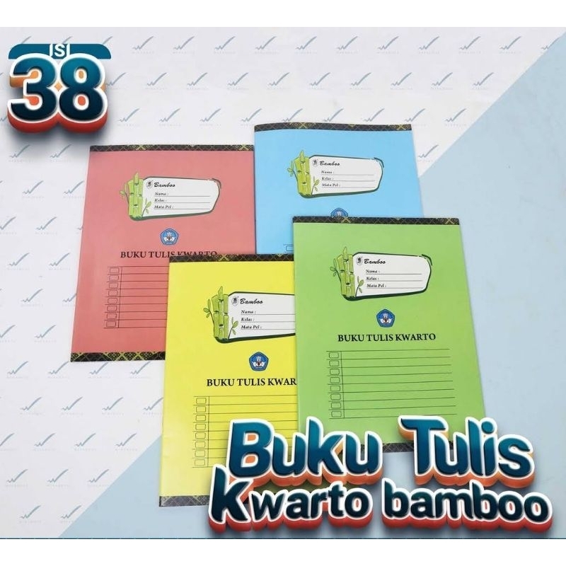 Jual Buku Tulis Bamboo (38Lembar) | Shopee Indonesia