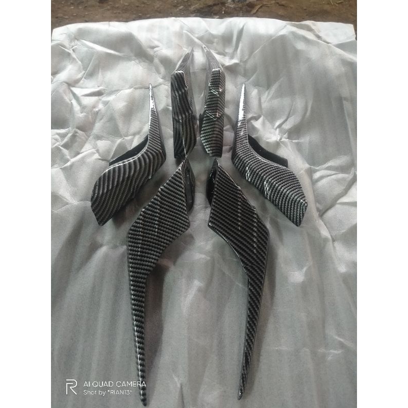 Jual AEROFIN CARBON CBR250RR AEROFAIRING CBR250RR R25 OLD R15V3 CBR150R ...