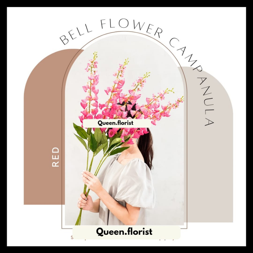 Jual BELL FLOWER CAMPANULA BUNGA LONCENG Premium Delphinium Artificial ...