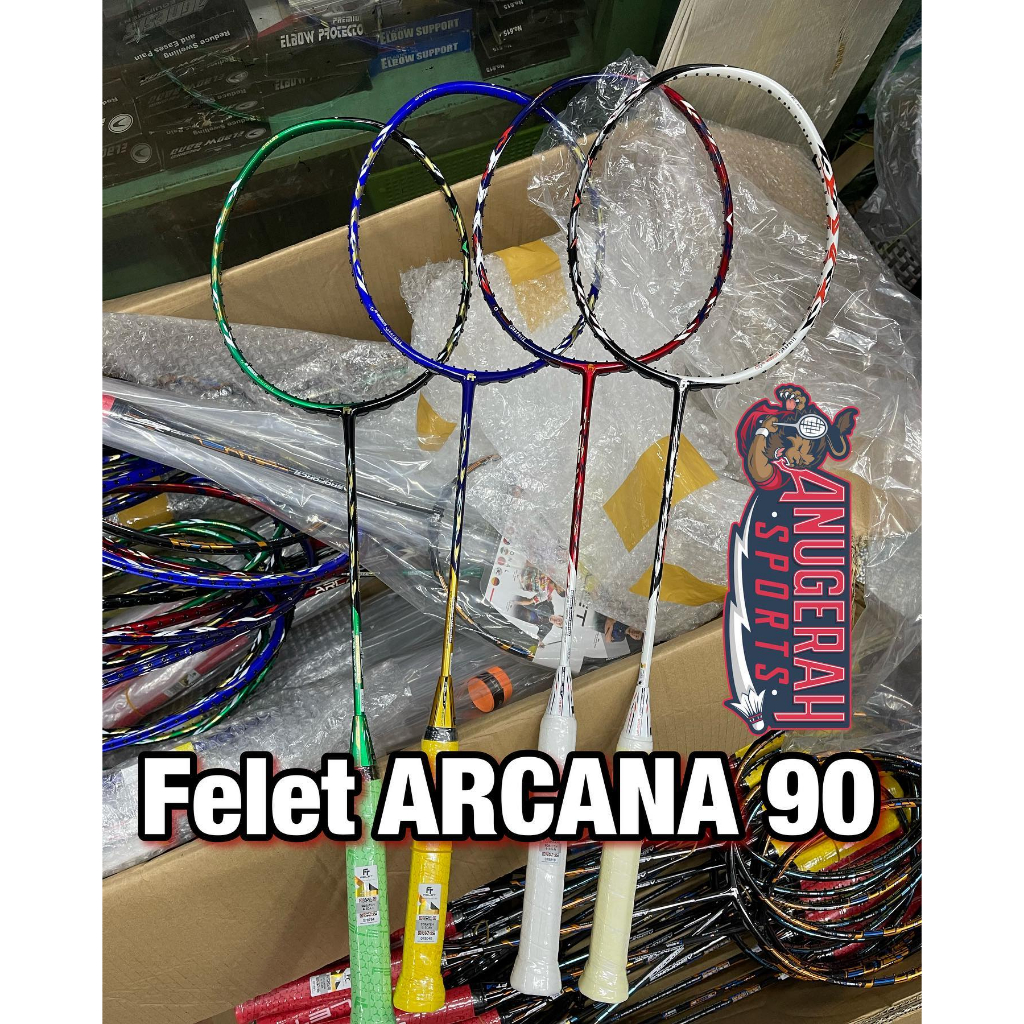 Jual Raket Badminton FELET ARCANA 90 ORIGINAL | Shopee Indonesia