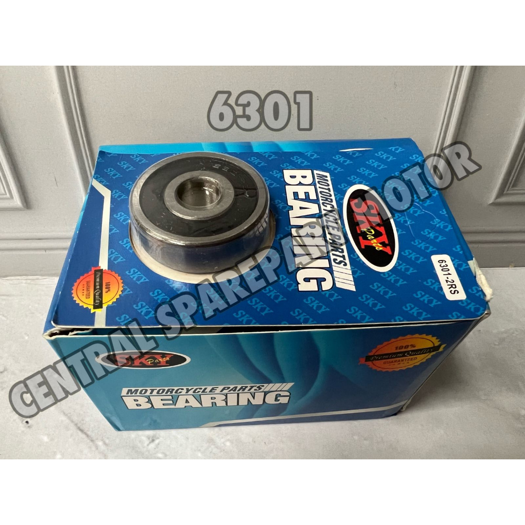 Jual 1 BOX - BEARING BERING LAHAR 6301 MOTOR KHARISMA REVO SATRIA SUPRA ...