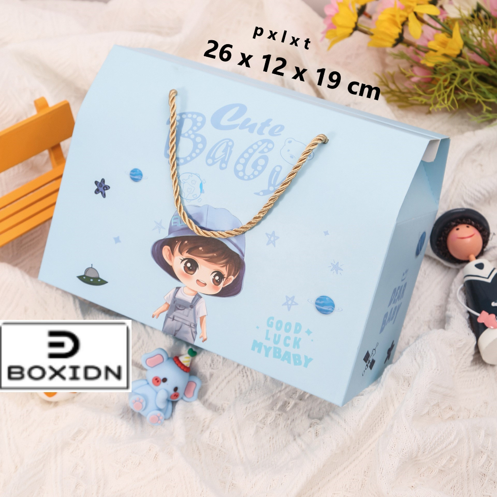 Jual Large Box Souvenir Ulang Tahun Anak Goodie Bag Snack Ultah ...