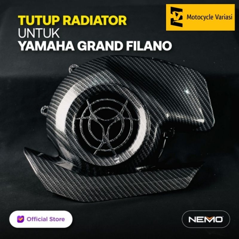 Jual Cover Kipas Radiator Grand Filano Carbon Nemo | Shopee Indonesia