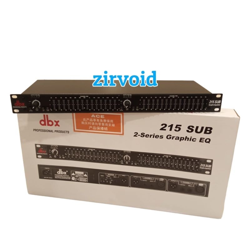 Jual DBX 215SUB EQUALIZER 215 PLUS SUBWOOFER 215 SUB | Shopee Indonesia