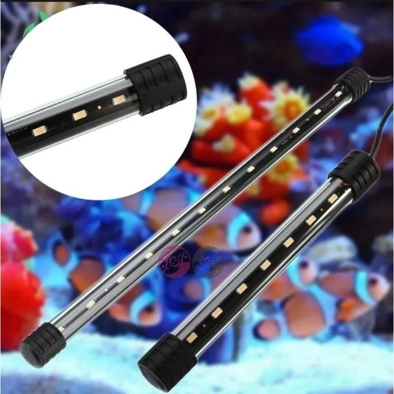 Jual Lampu celup aquarium 20cm, 30cm, 40cm, 50cm, 60cm / Lampu led ...