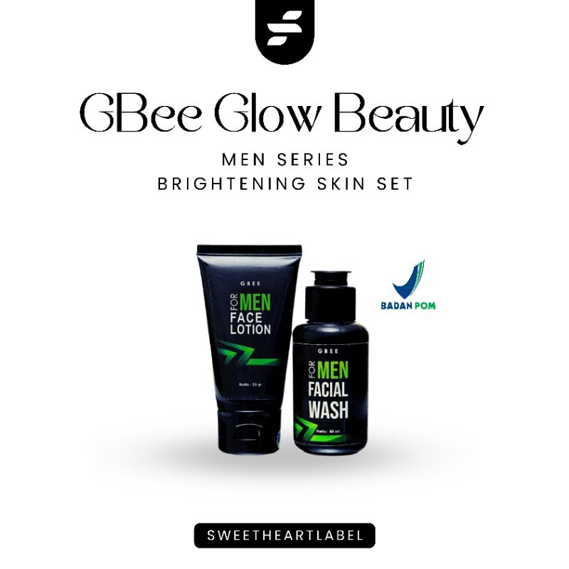 Jual [SKINCARE BPOM] PAKET MEN SERIES - Brightening Skin (by GBEE Glow ...