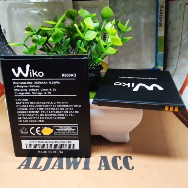 Jual Baterai Batre Battery Wiko K600 W-K600 K600AG V12BNL Wiko Harry ...