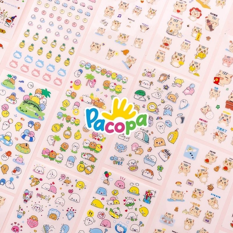 Jual [PACOPA] Sticker Karakter Korea Karakter Lucu Hiasan Scrapbook ...