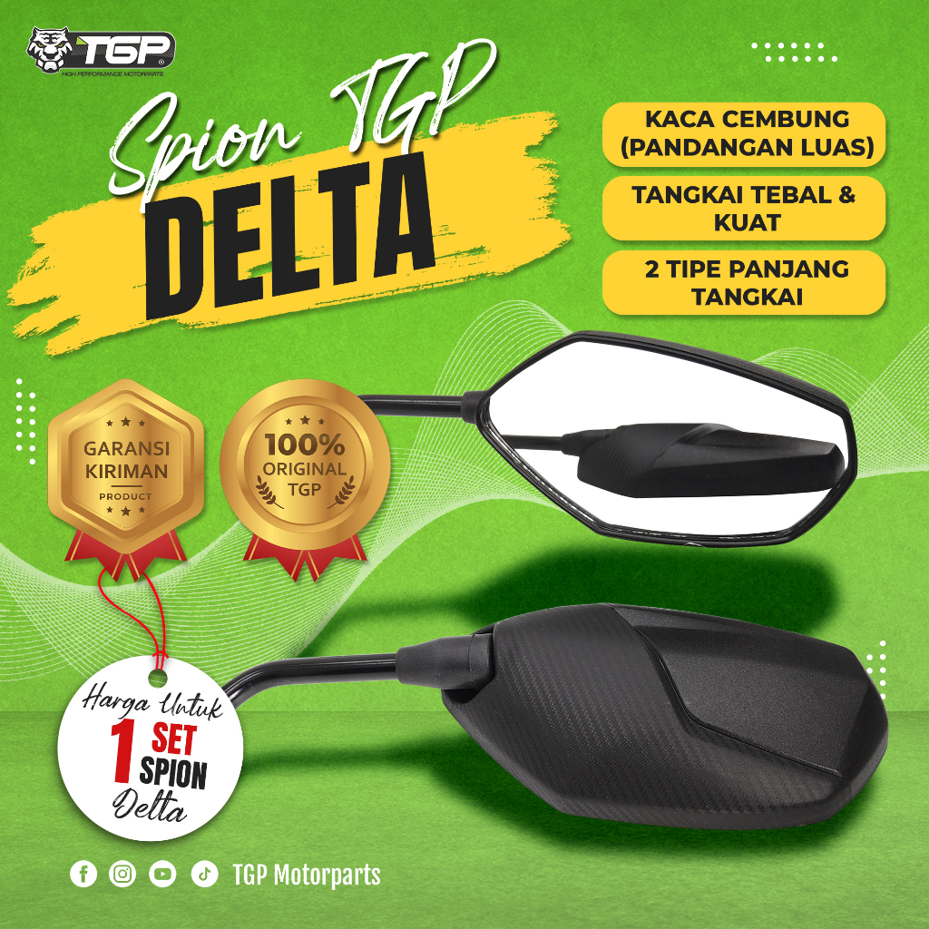 Jual Spion Motor Delta Honda Yamaha Aksesoris Variasi Nmax Vixion Aerox ...