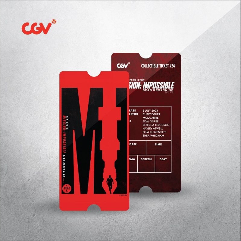 Jual Collectible Ticket CGV Mission Impossible (Jastip) | Shopee Indonesia