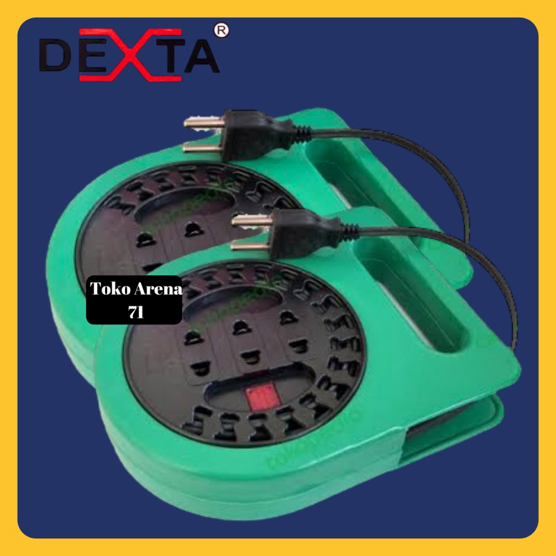 Jual Kabel Rol / Kabel roll / Kabel Gulung Dexta GINZA Lubang 4 DX-7015 ...