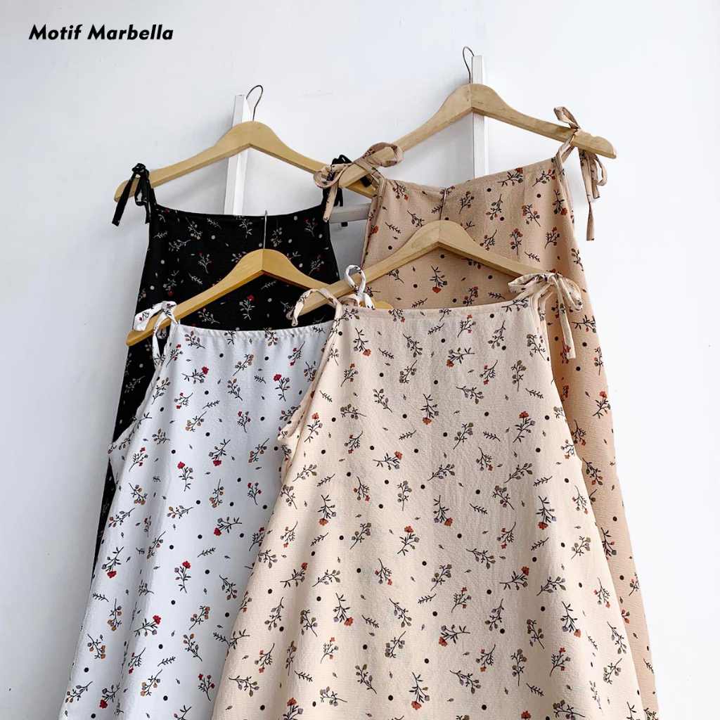 Jual (Part 1) ZLH Sansa Overall - Dress Wanita Tali Pundak Tanpa Lengan ...