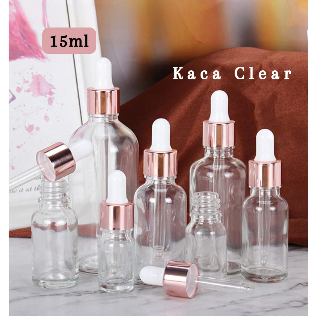 Jual Botol Serum 15ml Botol Minyak Essential Oil 15gr Botol Serum Pipet ...