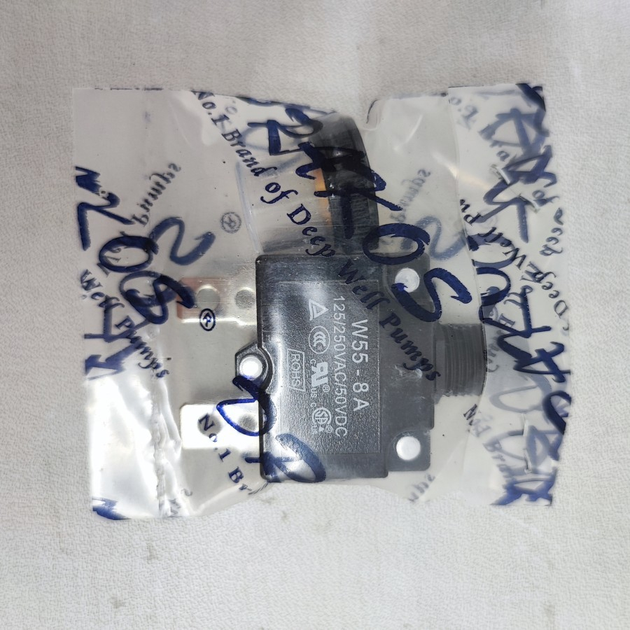 Jual overload pompa air satelit (protector switch / circuit breaker) 8A ...
