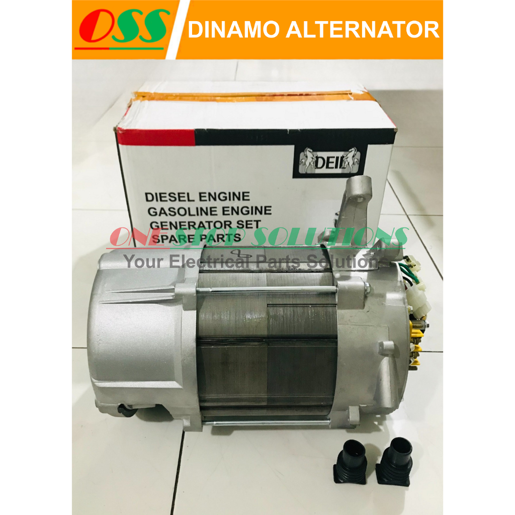 Jual DINAMO ALTERNATOR ASSY 190*140 MM 5 KVA 220V GENSET 192F 192FA ...