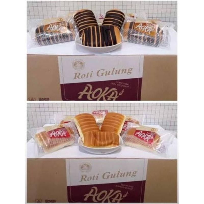 Jual Roti Gulung merek Aoka 5psc | Shopee Indonesia