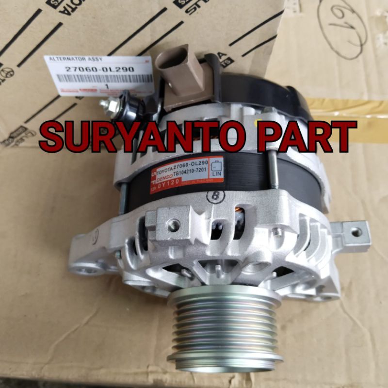 Jual Alternator Assy Dinamo Ampere Toyota Fortuner VRZ Hilux Revo ...