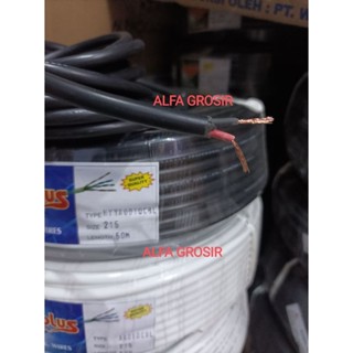 Jual 50 METER KABEL LISTRIK SERABUT 2x1.5 mm / KABEL RAMBUT 2X1.5 / KABEL LISTRIK | Shopee Indonesia