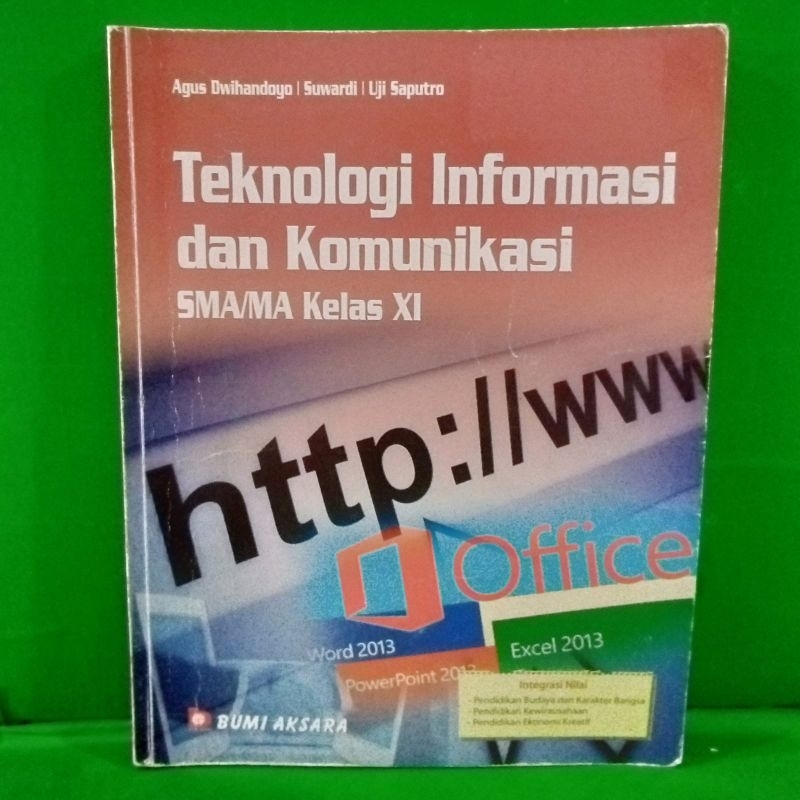 Jual Buku teknologi informasi komunikasi untuk SMA kelas 2 XI 11 bumi aksara | Shopee Indonesia