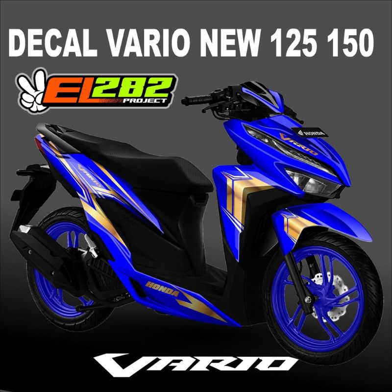Jual STIKER decal vario 125/150 new FULLBODY motif simple | Shopee ...