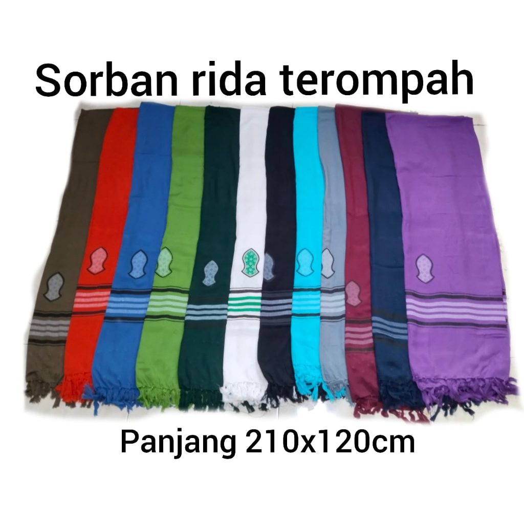 Jual SORBAN ARAB KASHMIRI AYAL SURBAN YAMAN MOTIF TEROMPAH ...
