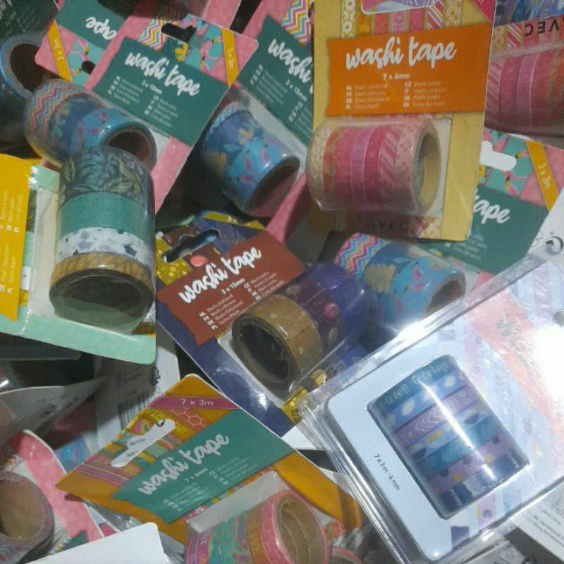 Jual Washi Tape Selotip Kertas Perpack | Shopee Indonesia