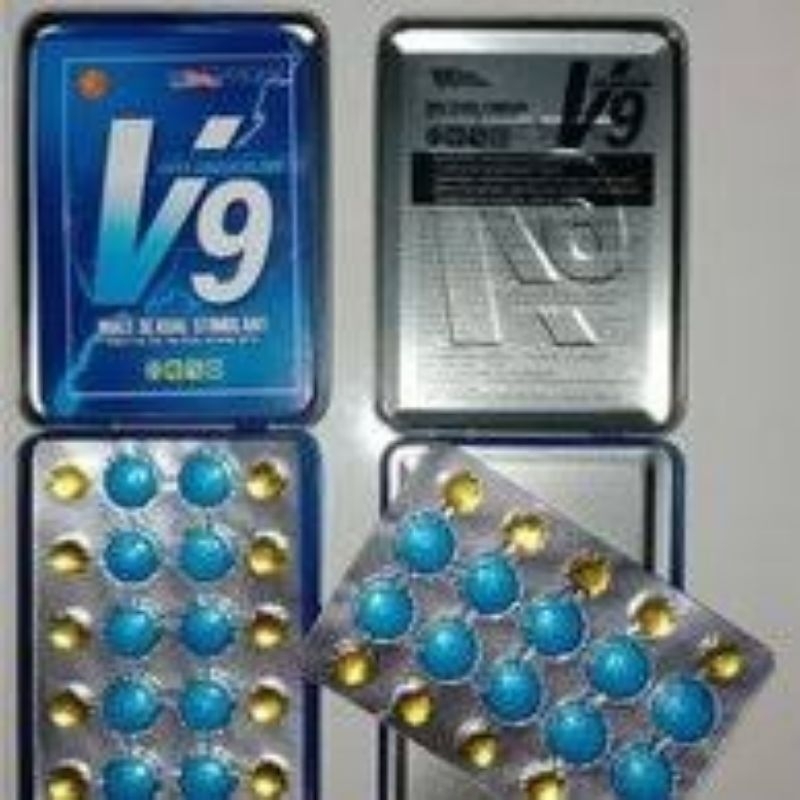Jual V9 ASLI ORIGINAL SUPLEMEN PENAMBAH STAMINA PRIA | Shopee Indonesia