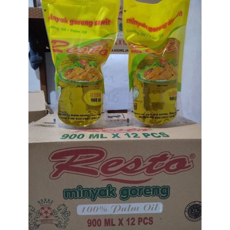 Jual minyak goreng Resto 900ml | Shopee Indonesia