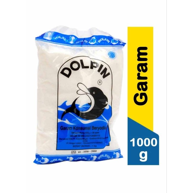 Jual Garam dolphin 1kg | Shopee Indonesia