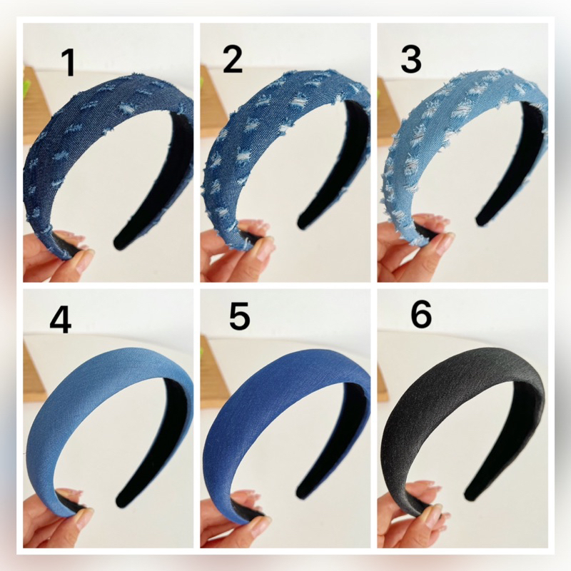 Jual Bando Denim Ripped Sponge Wide Jeans Korea Spon Polos Vintage ...