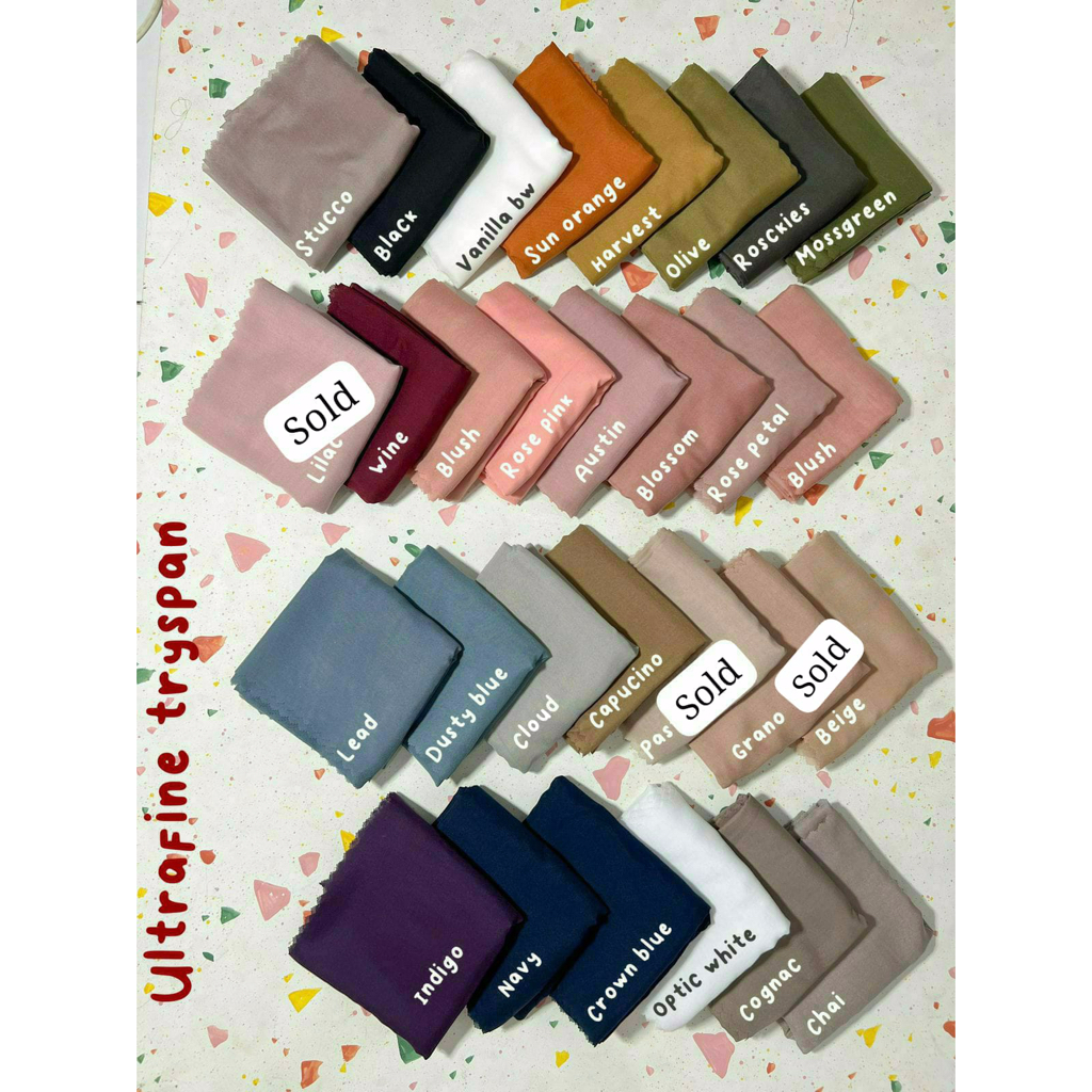 Jual Scarf Polos Voal Tryspan PILIH WARNA /NON LABEL | Shopee Indonesia