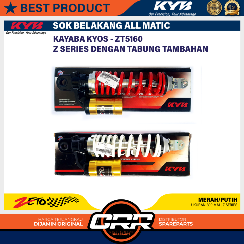 Jual Shockbreaker Tabung Kayaba Zeto Mio Xeon Fino Xride Beat Scoopy Vario Tipe Tabung dan ...