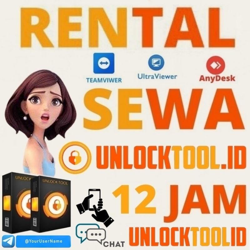 Jual RENTAL / SEWA UNLOCKTOOL 12 JAM | Shopee Indonesia