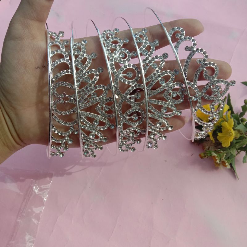Jual BUNGA-Bando Mahkota Aksesoris Kepala Hijab Non Hijab Mahkota ...
